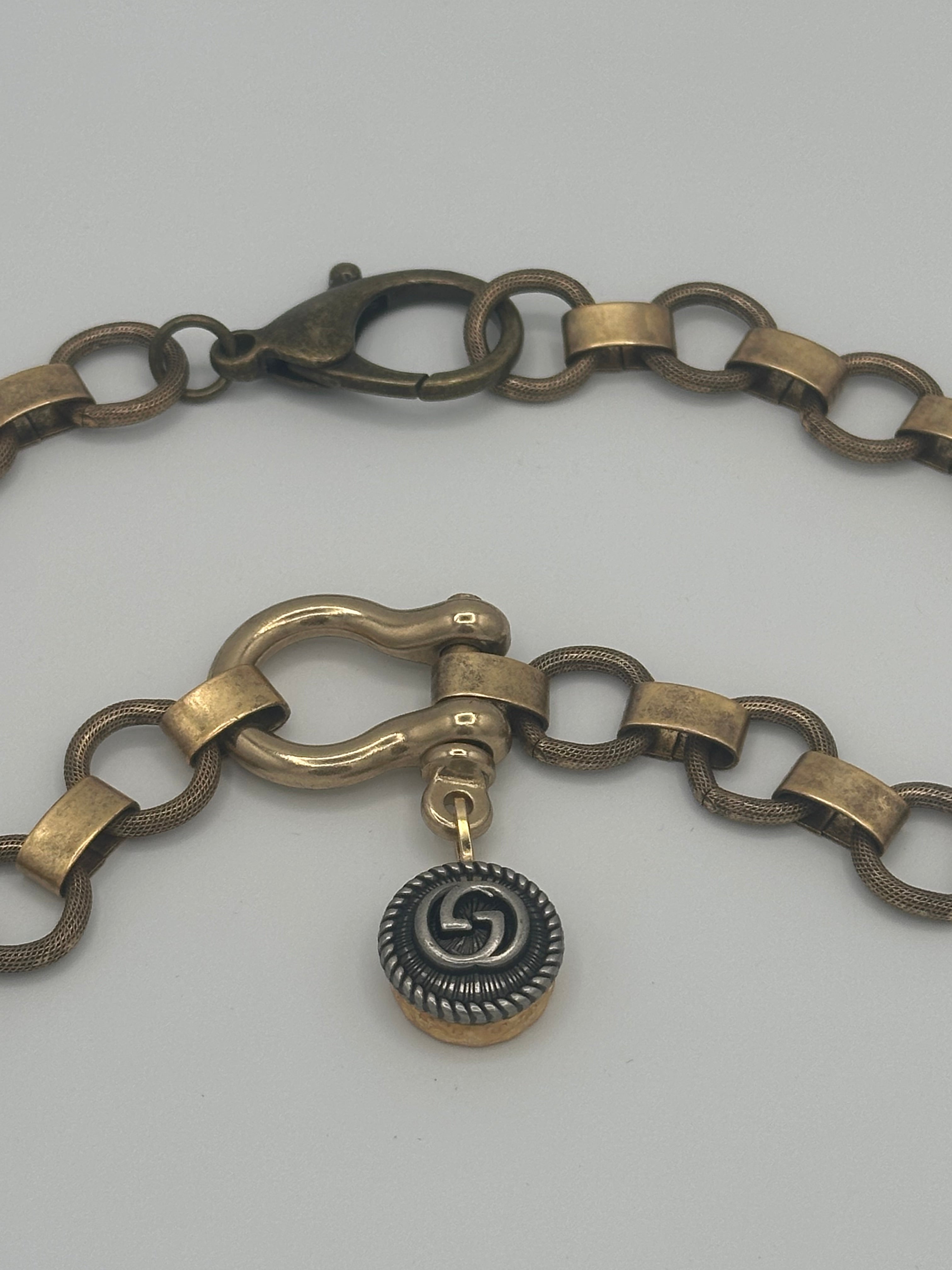 Gucci Button Necklace – Tejana & Co